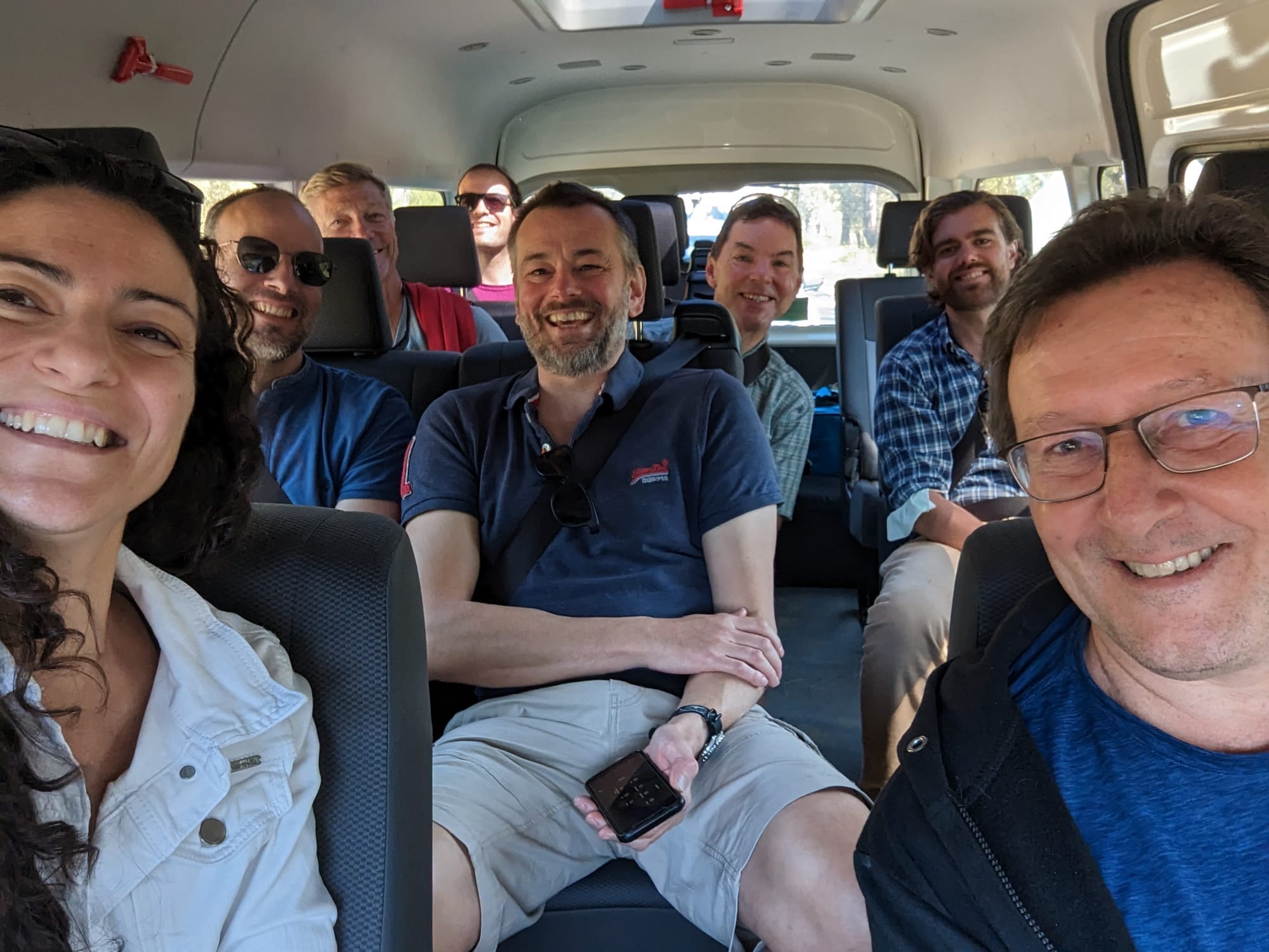 The MegaMove team was 'on the move' to meet in Canberra!