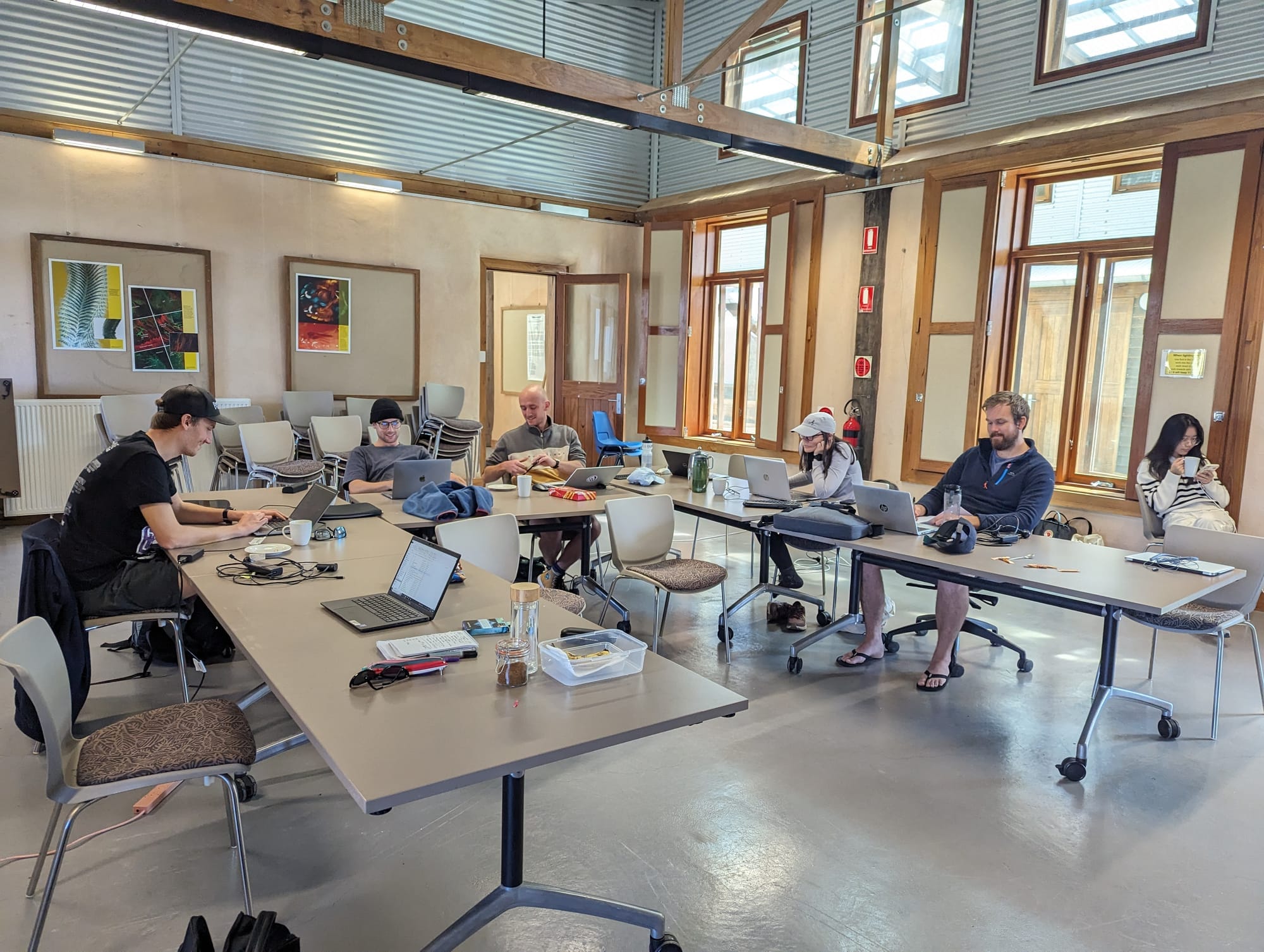 Sequeira Lab writing retreat at the beautiful ANU Kioloa campus